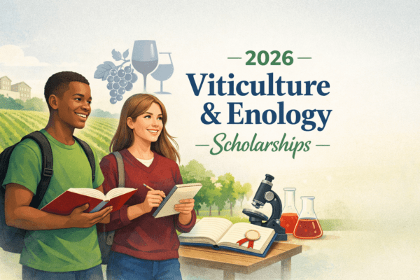 2026 Viticulture & Enology Scholarships (California • Oregon ...