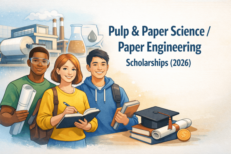 Pulp & Paper Science / Paper Engineering Scholarships (2026) — Verified ...