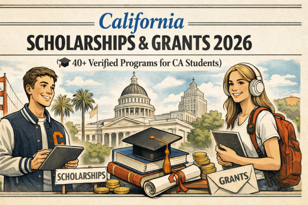 California Scholarships & Grants 2026 (🎓 40+ Verified Programs for CA ...