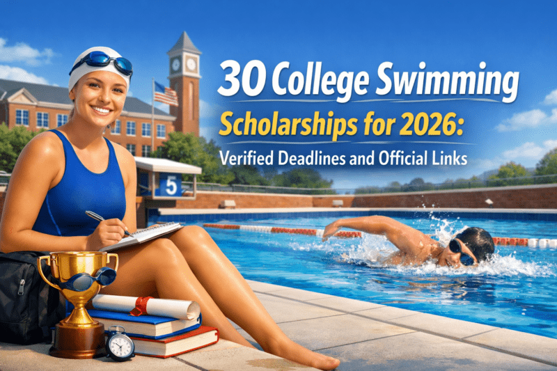 30 College Swimming Scholarships for 2026: Verified Deadlines and ...