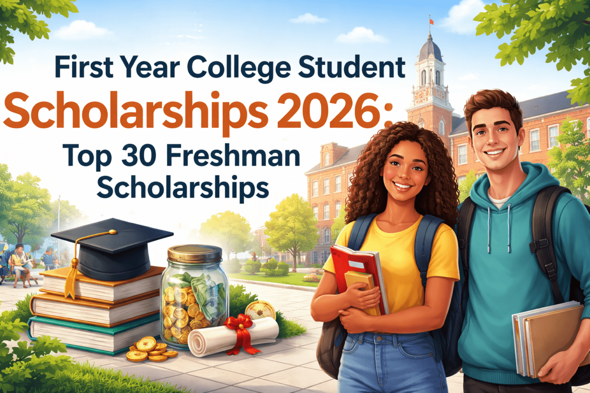 First Year College Student Scholarships 2026: Top 30 Freshman ...