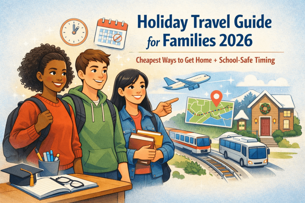 Holiday Travel Guide for Families 2026: Cheapest Ways to Get Home ...