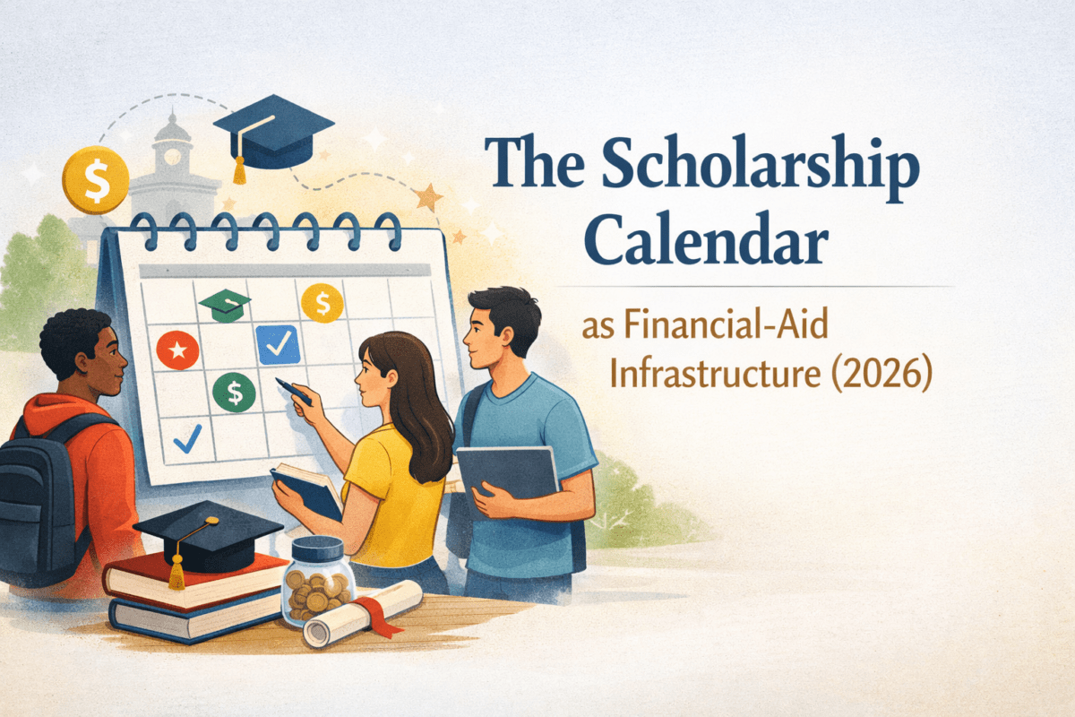 The Scholarship Calendar as Financial-Aid Infrastructure (2026 ...